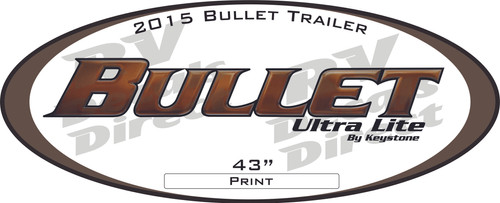 Bullet Keystone Travel Trailer Replacement RV Decals & Graphics
