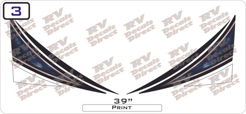 Bullet Keystone Travel Trailer Replacement RV Decals & Graphics