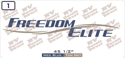 Freedom Elite Replacement RV Decals