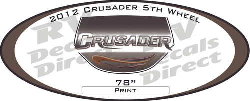 Crusader Prime Time 5th Wheel Replacement RV Decals & Graphics