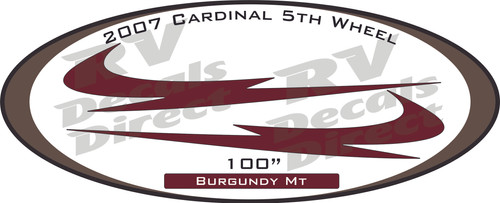 Cardinal Forest River 5th Wheel Replacement RV Decals & Graphics