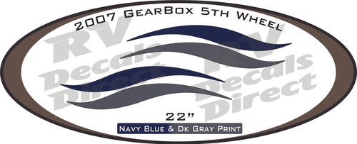 Gearbox Fleetwood 5th Wheel Replacement RV Decals & Graphics