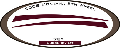 2008 Montana 5th wheel | RV Decals Direct