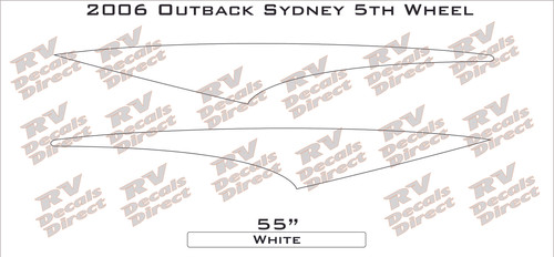 Outback Keystone Sydney 5th Wheel Replacement RV Decals & Graphics