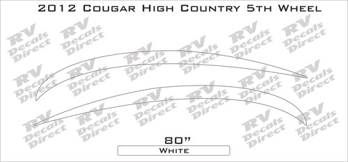Cougar High Country Keystone 5th Wheel Replacement RV Decals & Graphics