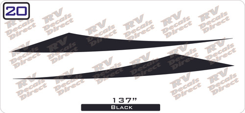 Fuzion Keystone 5th Wheel Replacement RV Decals & Graphics