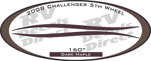 Challenger Keystone 5th Wheel Replacement RV Decals & Graphics