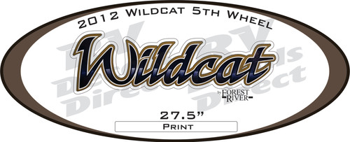 2012 Wildcat 5th Wheel | RV Decals Direct
