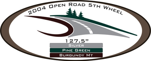 2004 Open Road 5th Wheel | RV Decals Direct