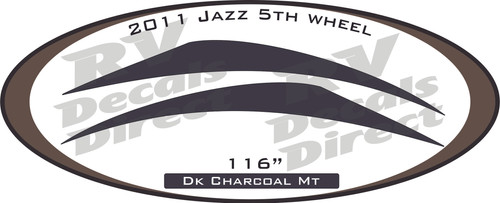 Jazz Lite Thor 5th Wheel Replacement RV Decals & Graphics