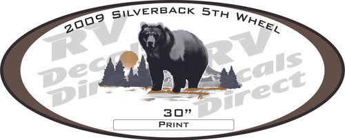 Silverback Forest River 5th Wheel Replacement RV Decals & Graphics
