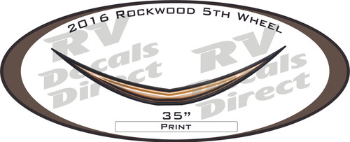 Rockwood Forest River 5th Wheel Replacement RV Decals & Graphics