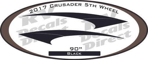 Crusader Prime Time 5th Wheel Replacement RV Decals & Graphics