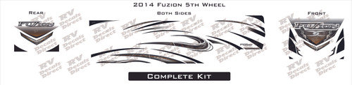 Fuzion Keystone 5th Wheel Replacement RV Decals & Graphics