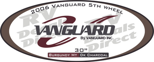 Vanguard 5th Wheel Replacement RV Decals & Graphics