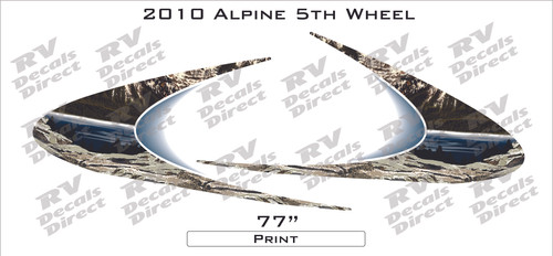 Alpine Keystone 5th Wheel Replacement RV Decals & Graphics