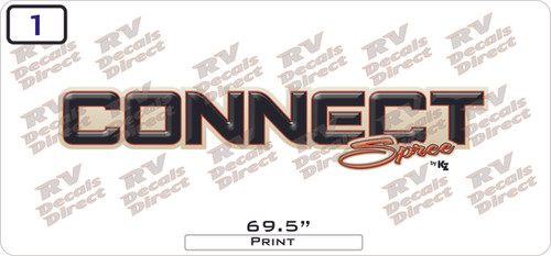 Spree Connect KZ 5th Wheel Replacement RV Decals & Graphics