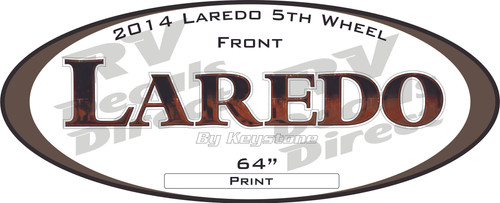 Laredo Keystone 5th Wheel/Travel Trailer Replacement RV Decals & Graphics