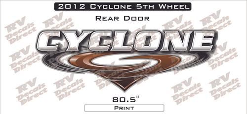Cyclone Heartland 5th Wheel Replacement RV Decals & Graphics