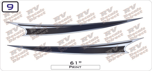 Flagstaff Forest River 5th Wheel Replacement RV Decals & Graphics