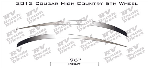 Cougar High Country Keystone 5th Wheel Replacement RV Decals & Graphics
