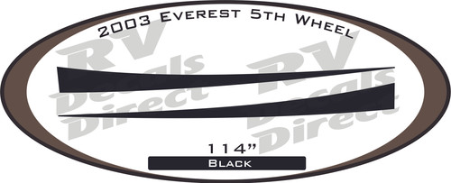 Everest Keystone 5th Wheel Replacement RV Decals & Graphics