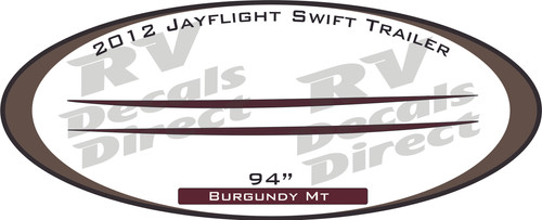 Jayflight Swift Jayco Travel Trailer Replacement RV Decals & Graphics