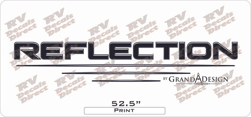 Relfection Grand Design 5th Wheel Replacement RV Decals & Graphics
