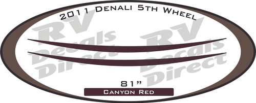 Denali Dutchmen 5th Wheel Replacement RV Decals & Graphics