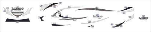 COMPLETE DECAL KIT (2019 Laredo 5th Wheel) | RV Decals Direct