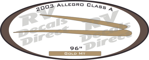 Allegro Tiffin Class A Replacement RV Decals & Graphics