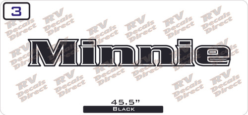 2018 Winnebago Minnie Travel Trailer | RV Decals Direct