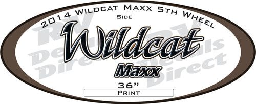 2014 Wildcat Maxx 5th Wheel | RV Decals Direct