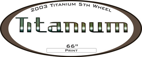 2003 Titanium 5th Wheel | RV Decals Direct