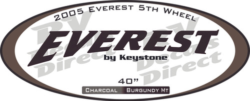 Everest Keystone 5th Wheel Replacement RV Decals & Graphics