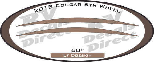 Cougar Keystone 5th Wheel Replacement RV Decals & Graphics