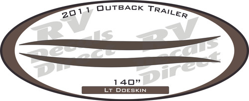 Outback Keystone Travel Trailer Replacement RV Decals & Graphics