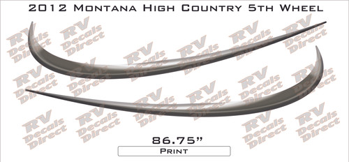 High Country Keystone 5th Wheel Replacement RV Decals & Graphics