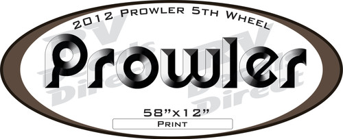 2012 Prowler 5th Wheel | USA - RV Decals Direct
