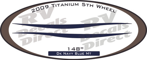 Titanium Glendale 5th Wheel Replacement RV Decals & Graphics
