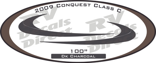 Conquest Gulf Stream Class C Replacement RV Decals & Graphics