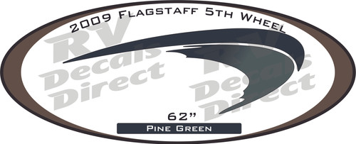 Flagstaff Forest River 5th Wheel Replacement RV Decals & Graphics