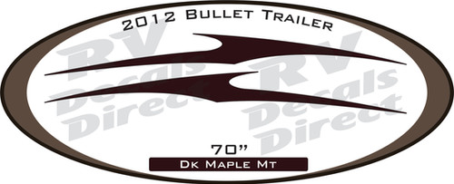 2012 Bullet Travel Trailer | RV Decals Direct