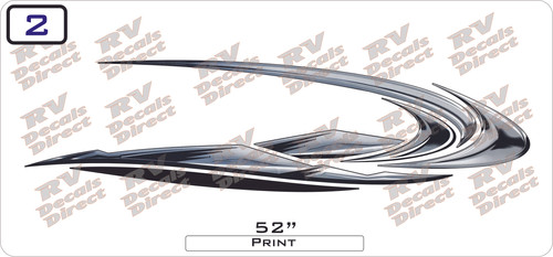 Blue Ridge Forest River 5th Wheel Replacement RV Decals & Graphics