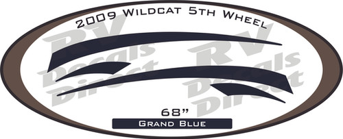 Wildcat Forest River 5th Wheel Replacement RV Decals & Graphics