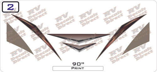 Rockwood Forest River 5th Wheel Replacement RV Decals & Graphics