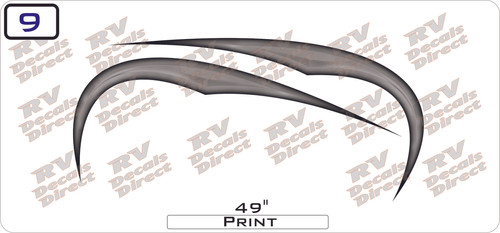 Cruiser Aire Crossroads 5th Wheel Replacement RV Decals & Graphics