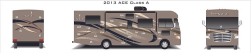 ACE Thor Class A Replacement RV Decals & Graphics