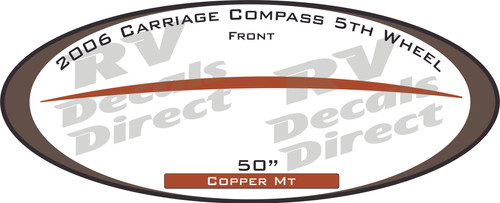 Compass Carriage 5th Wheel Replacement RV Decals & Graphics