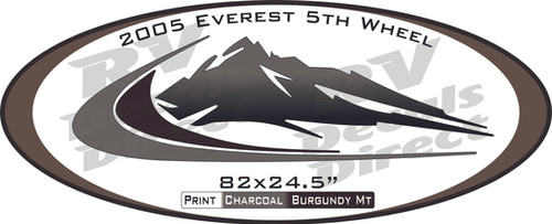 Everest Keystone 5th Wheel Replacement RV Decals & Graphics